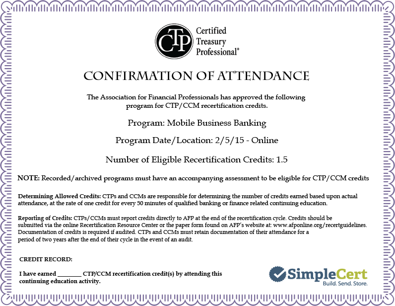 SimpleCert | Build. Send. Store. - Custom Certificates Online