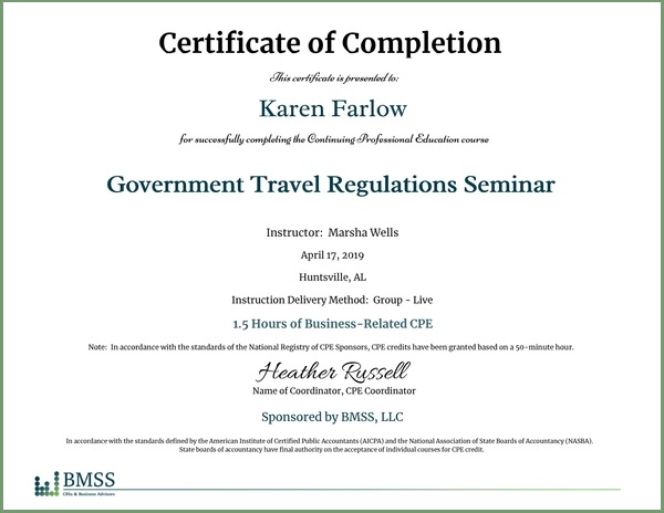 Certificate Examples - SimpleCert